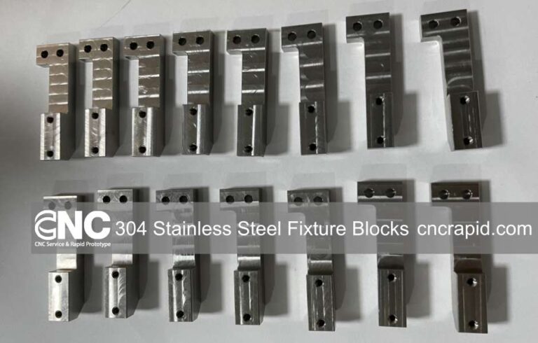 Precision 304 Stainless Steel Fixture Blocks by CNC Rapid