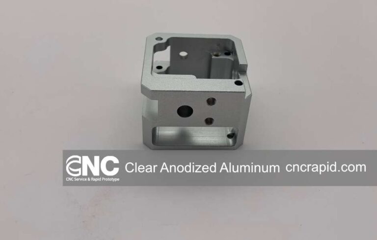 Clear Anodized Aluminum CNC Precision Machined Components