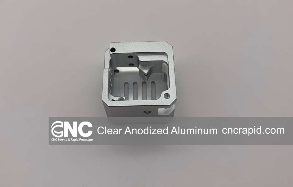 Clear Anodized Aluminum CNC Precision Machined Components